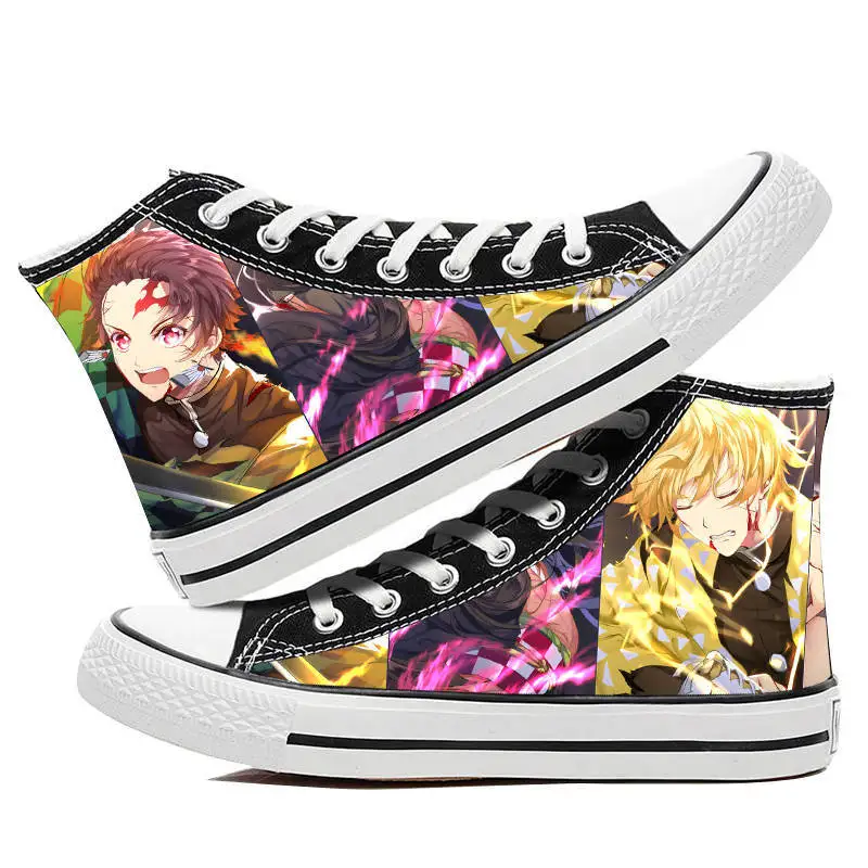 Demon Slayer Kimetsu no Yaiba Trainers Lace Up Anime Cosplay Shoes ...