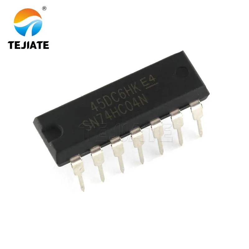 10 piezas SN74HC04N DIP14 SN74HC04 DIP 74HC04N DIP 14 74HC04 nuevo y original inversor IC ...