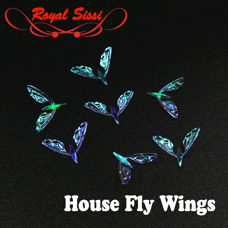 dry-fly-bionic-rainbow-film-house-flies-wings-artificial-selected ...