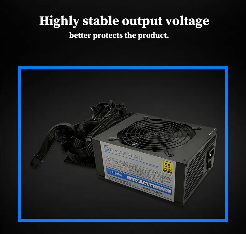 1800W ATX Computer Switch Power Supply PSU 1600W Power Supply Switching ...