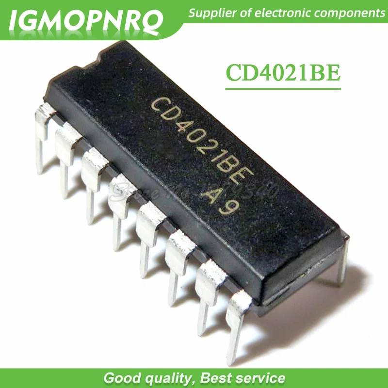 10pcs/lot Cd4021be Cd4021b Cd4021 Dip-16 Shift Register New Original ...