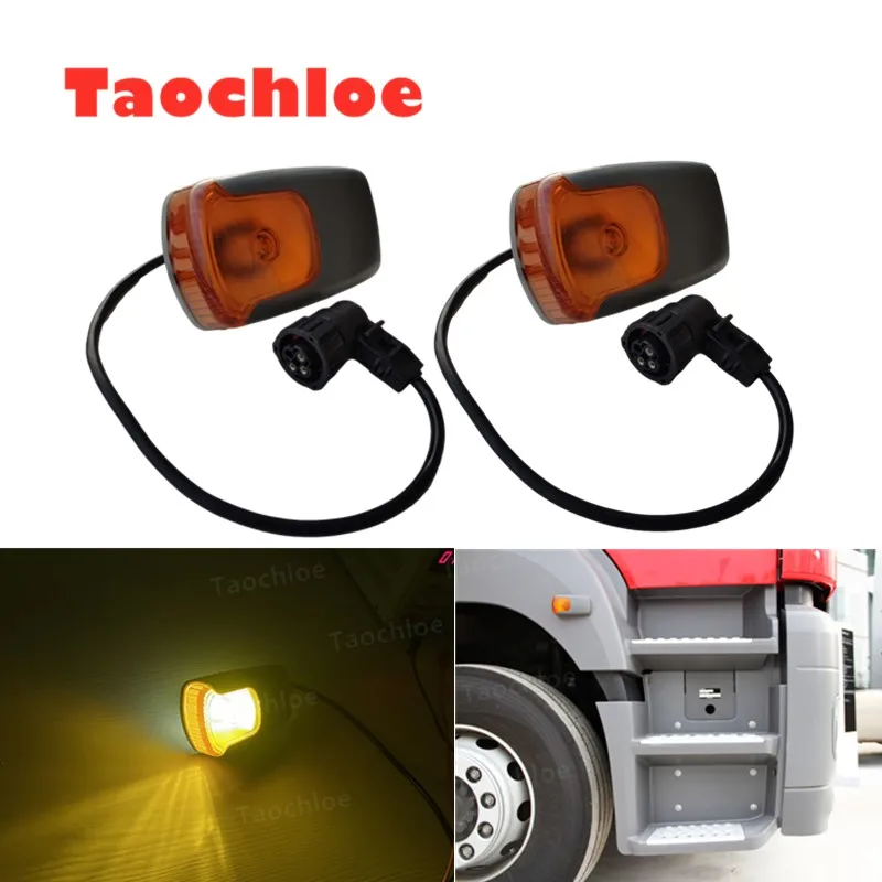 1pair-led-Wheel-Brow-Lights-For-Mercedes-Benz-Axor-Truck-Trailer-Axor2 ...