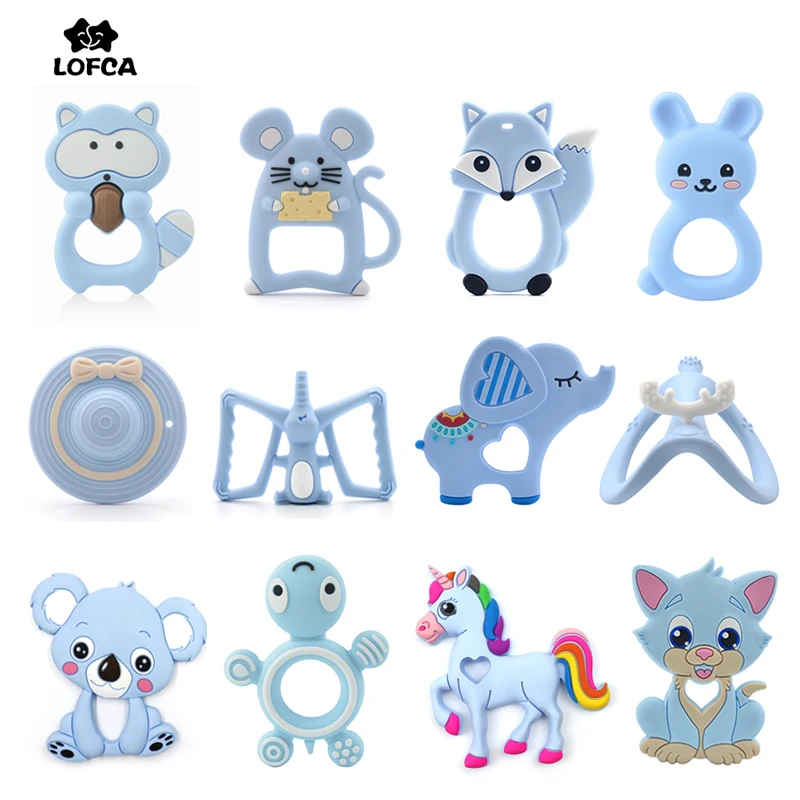 Baby-Teether-1PC-mouse-Silicone-turtle-Teether-Baby-Teething-Animal ...