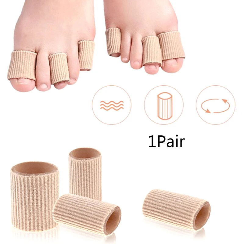 1Pair S/M/L Fabric Finger Toe Protector Separator Foot Care Tool ...
