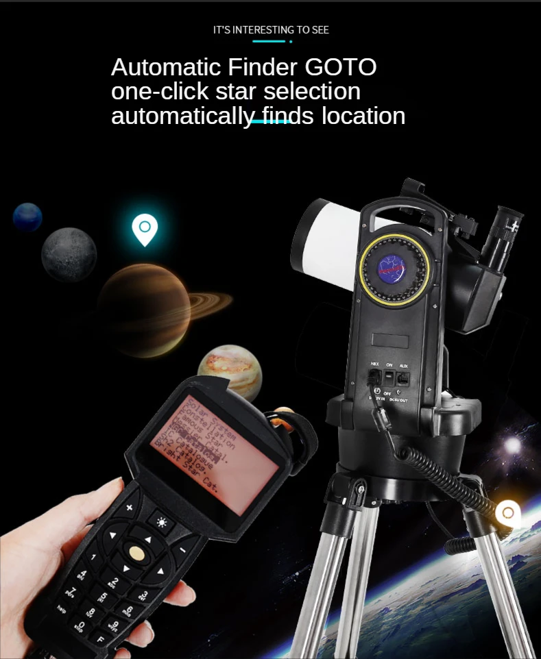 Maxvision 90 Maca Goto Astronomical Telescope Automatic Star Finder