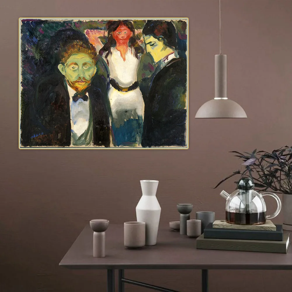 Jealousy Edvard Munch