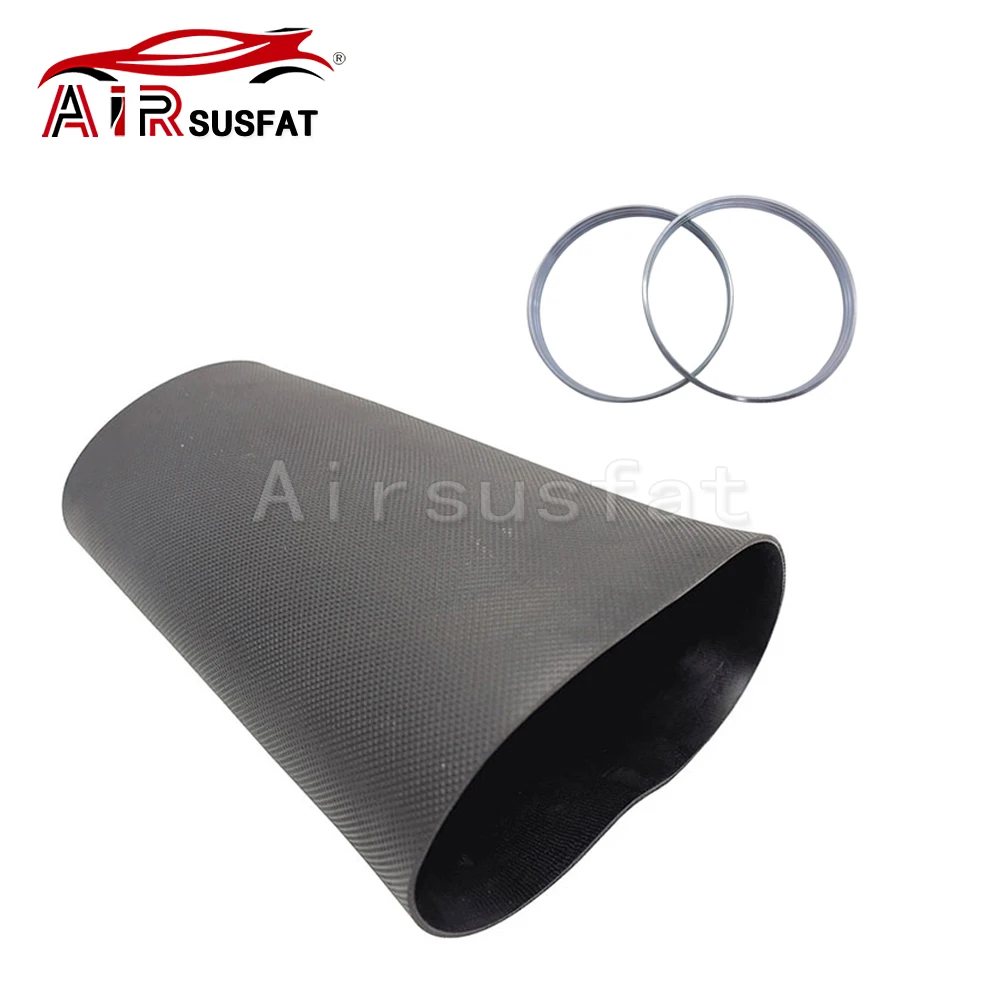 1-Set-Front-Rubber-Air-Sleeve-with-Crimping-Rings-For-Mercedes-Benz ...