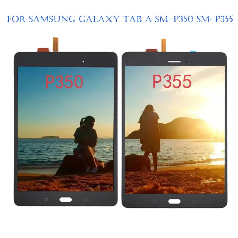Pantalla LCD de 8,0 pulgadas para Samsung Galaxy Tab A SM P350, montaje ...