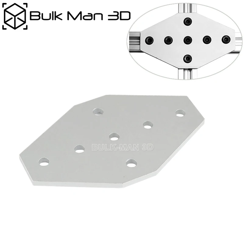 7 홀 크로스 조인 플레이트 100604mm 알루미늄 프로파일 액세서리 V 슬롯t 슬롯 레일3d 프린터 부품 And 액세사리 Aliexpress