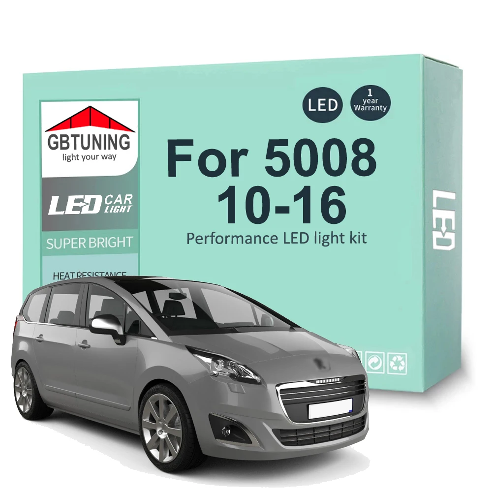21Pcs-LED-Interior-Light-Bulb-Kit-For-Peugeot-5008-2010-2011-2012-2013 ...