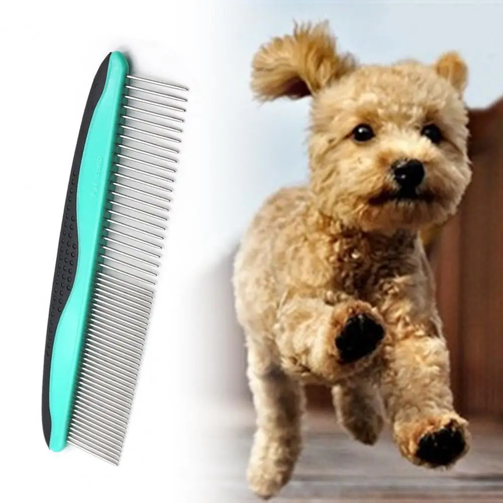 Metal Comb Dog | Metal Cat Comb - 3 Cat Comb Teeth Non-slip Handle Pet ...