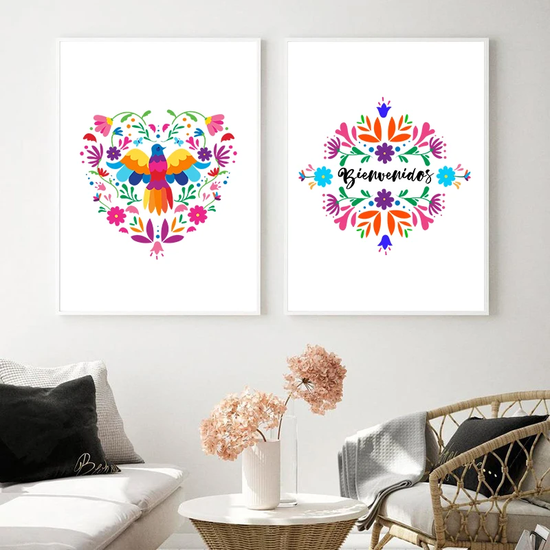 Mexican Flowers Painting