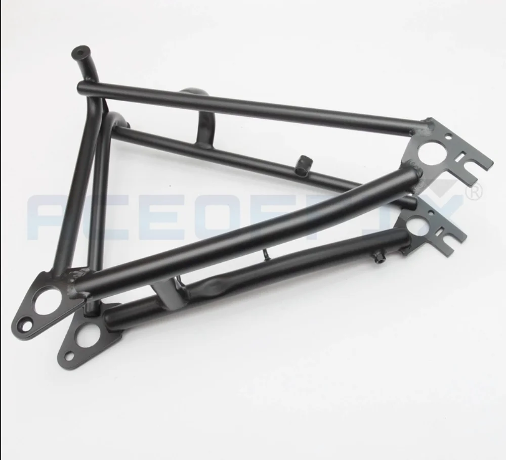 ACEOFFIX Black Rear Triangle for Folding Bike Frame Chrome Molybdenum ...