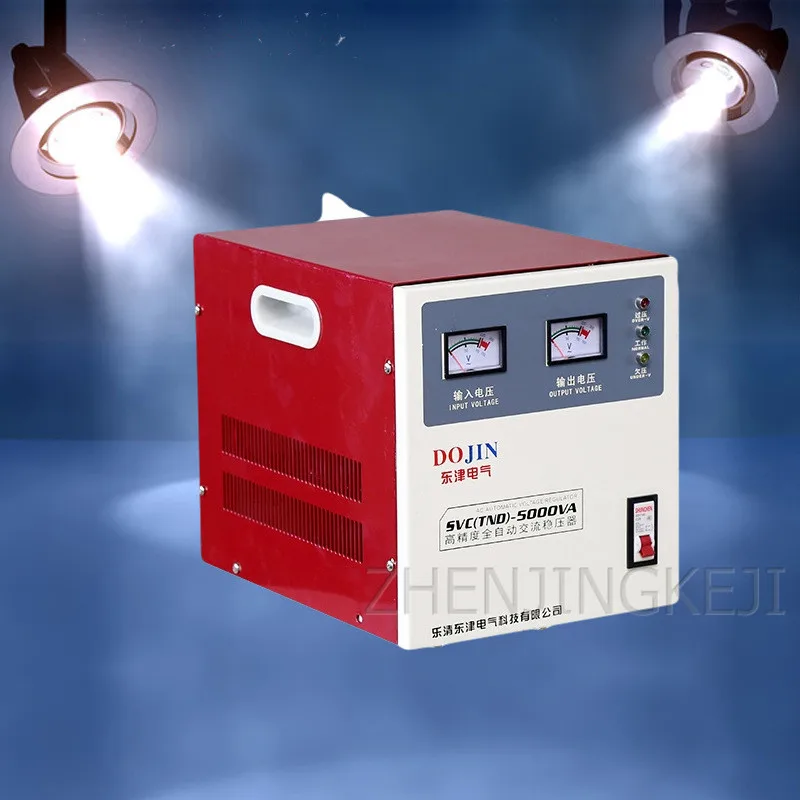 TND-5000VA Simplex Fully Automatic Sliding AC Voltage Regulator 220V ...