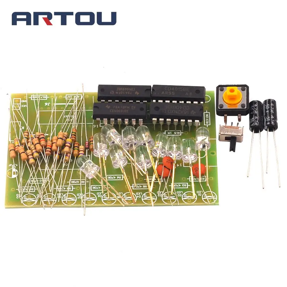 Human Body Reaction Speed Test Board Full Set Of Parts Kit Digital ...