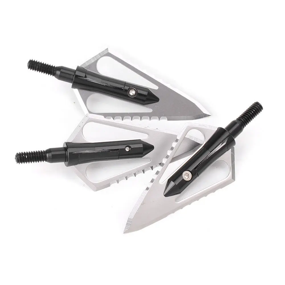 4 Blades 100gr Broadhead Magnus Stinger Buzzcut Fixed-blade Arrow Heads ...