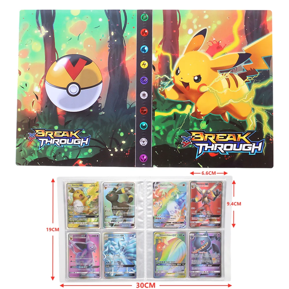 240Pcs Holder Collections Pokemon Cards Album Book Game Characters ...