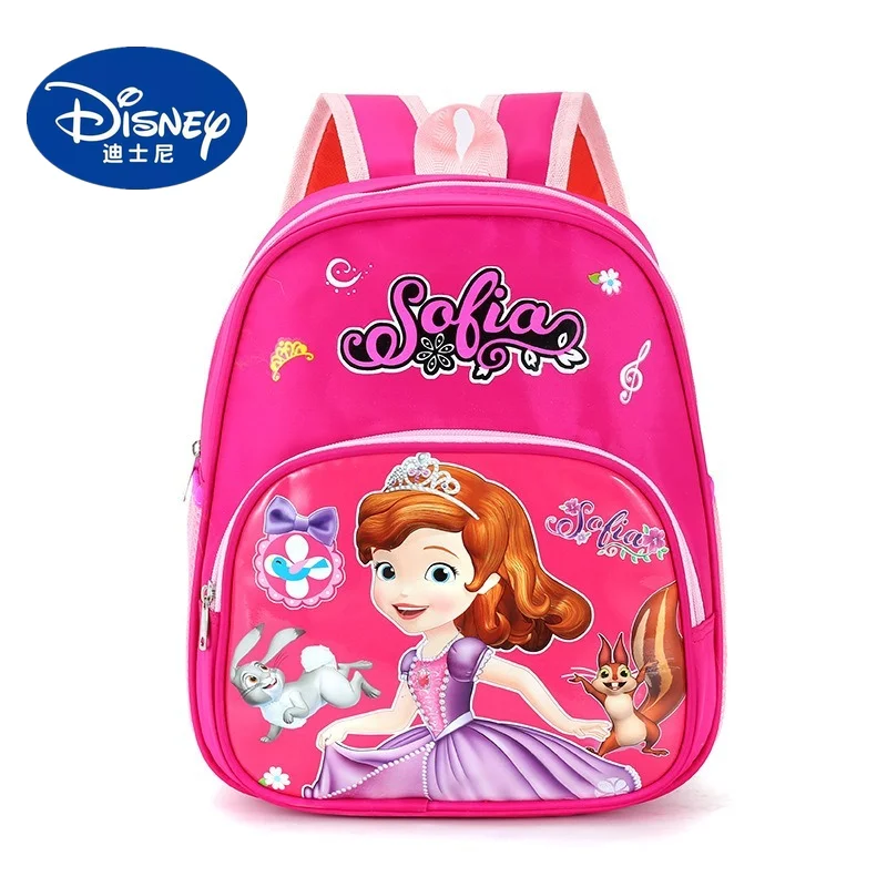 Disney Backpack Sofia Frozen Elsa Anna Princess Iron Man Cartoon School ...