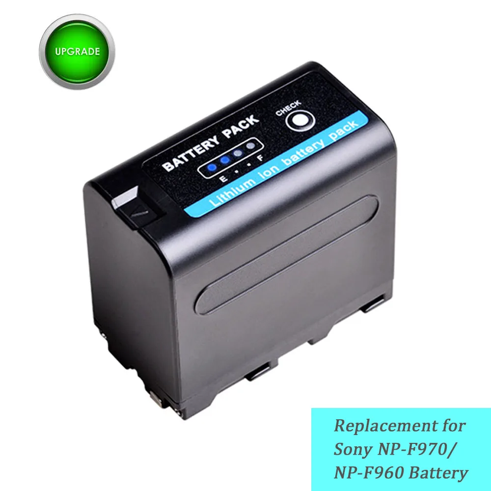 7800mah Npf970 Np-f960 Np-f970 Battery For Sony Np F970 F960 F770 F750 F550 Dcr-vx2100e Pd190p ...