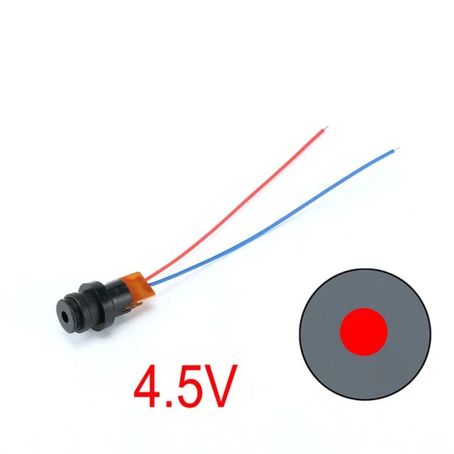 650 Nm 5Mw Red Point / Line Cross Laser Diode Modul Head Glass Lencse ...