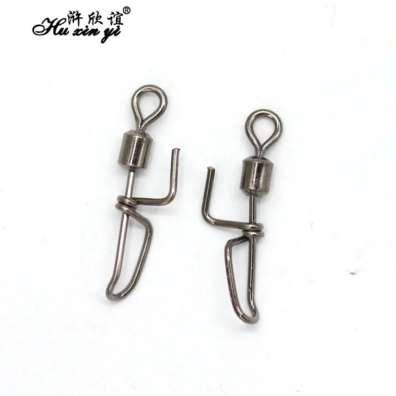 HXY-30PCS-SIZE6-Sea-Fishing-Rigs-Cascade-Clip-Down-Rolling-Swivels-With ...