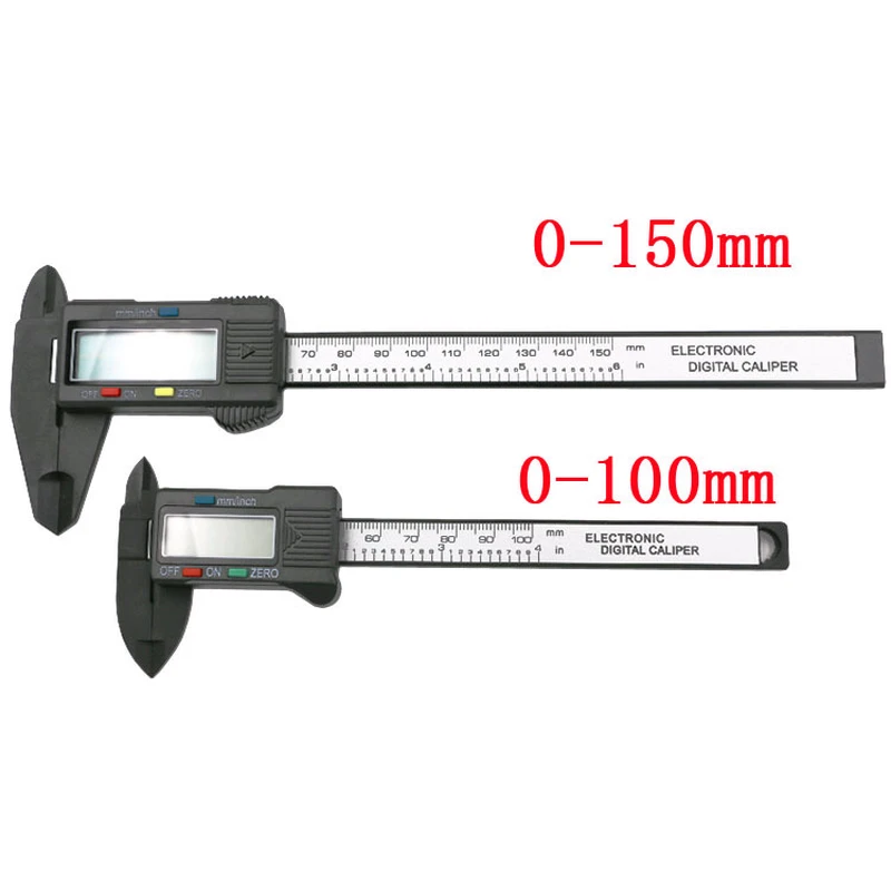 High Precision Electronic Digital Display Caliper 100/150mm Plastic ...