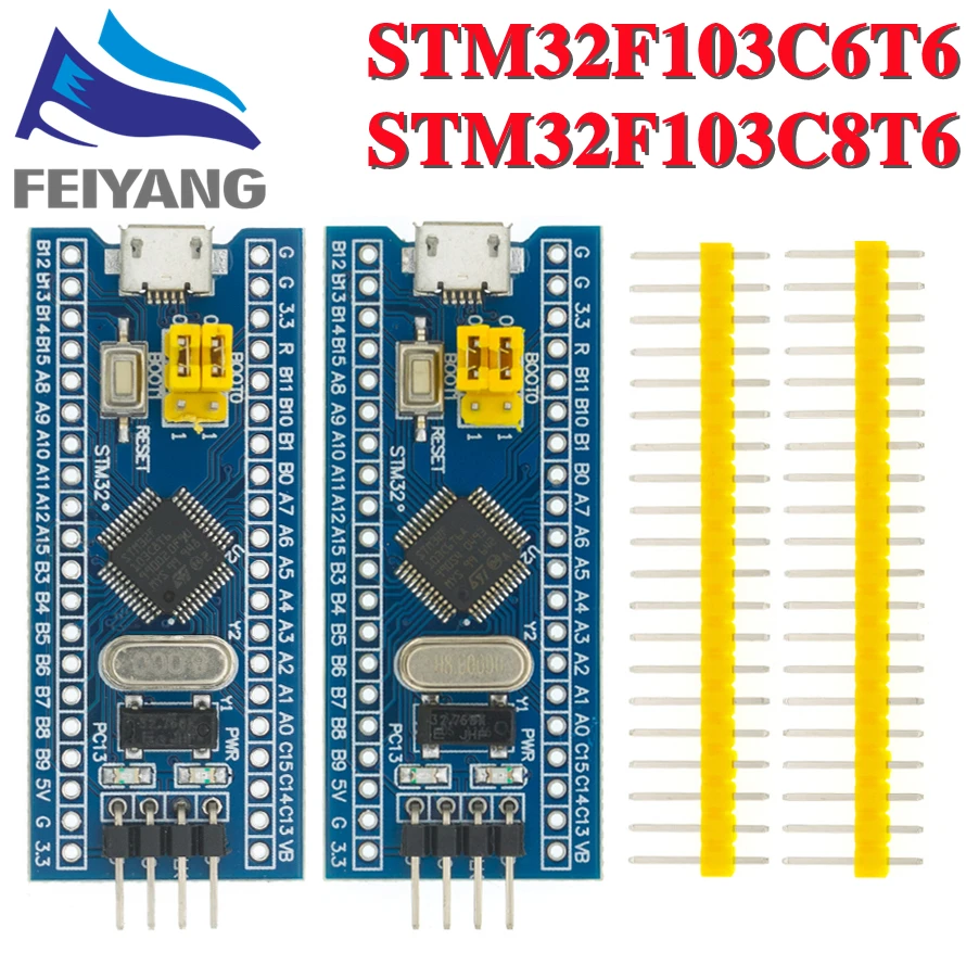 Stm32f103c6t6 Stm32f103c8t6 Arm Stm32 Minimum System Development Board Module For Arduino Fruugo ...