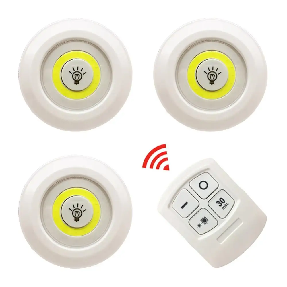 Go FOLLOW Dimmable LED Under Cabinet Light with Remote Control Battery ...
