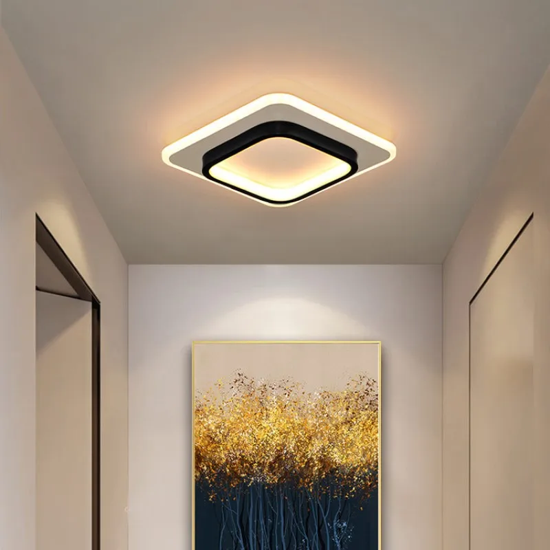 Moderno e minimalista led luzes de teto superfície montado quarto ...