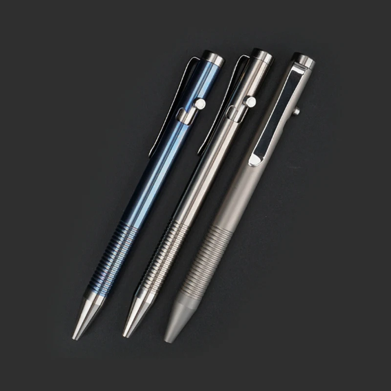 Titanium-Alloy-Tc4-Ballpoint-Pen-Card-Drop-Beads-Signature-Pen-Portable ...