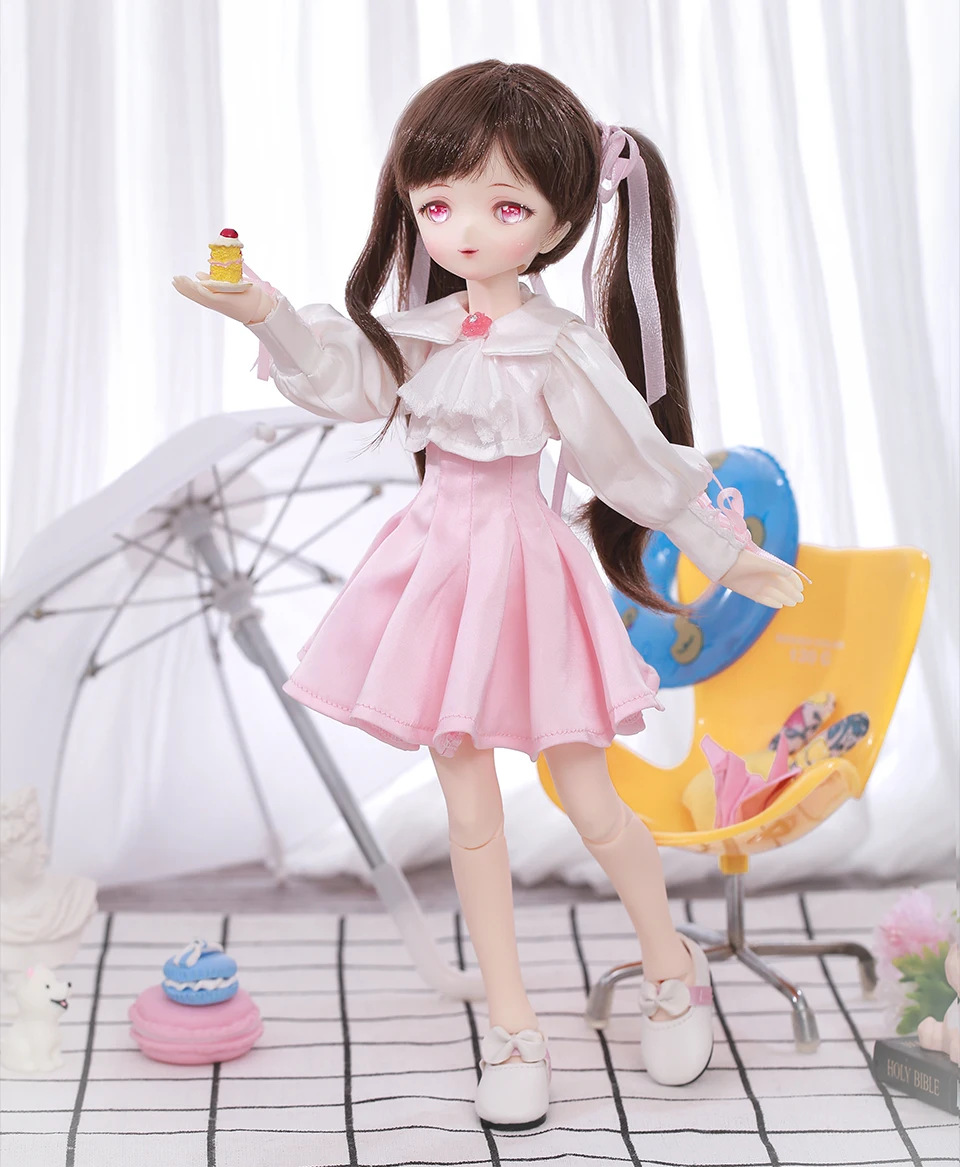 SQLab Tsubaki cartoon doll bjd quadratic element 1/6 dolls movable joint fullset complete ...