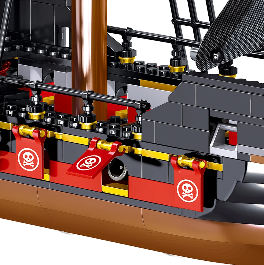 2019 Pirates of the Caribbean Sailing Adventures Ship Boat DIY Pirate ...