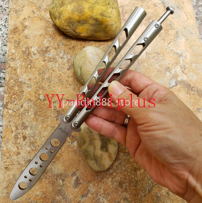 The-One-Arc-Angel-Butterfly-Trainer-Knife-440C-Blade-Titanium-Handle ...