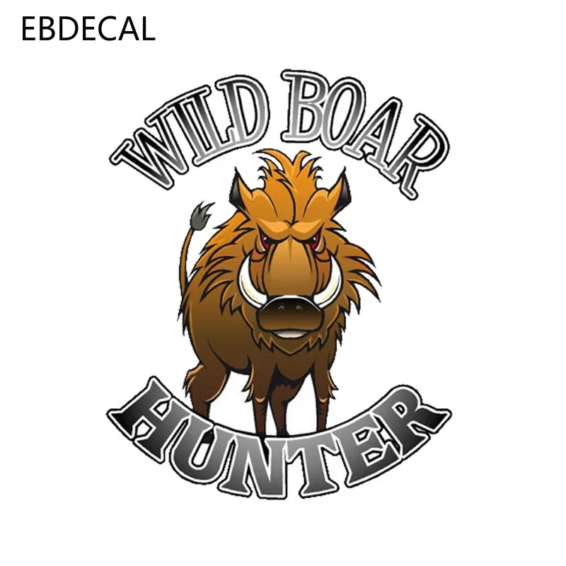 Ebdecal 재미 있은 멧돼지 사냥꾼 사냥 자동차범퍼창벽 데 칼 스티커 데 칼 Diy 장식 Ct10651차량용 스티커
