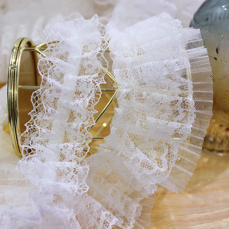 5yards elastic off white lace trim Embellishments Scrapbooking Craft ...