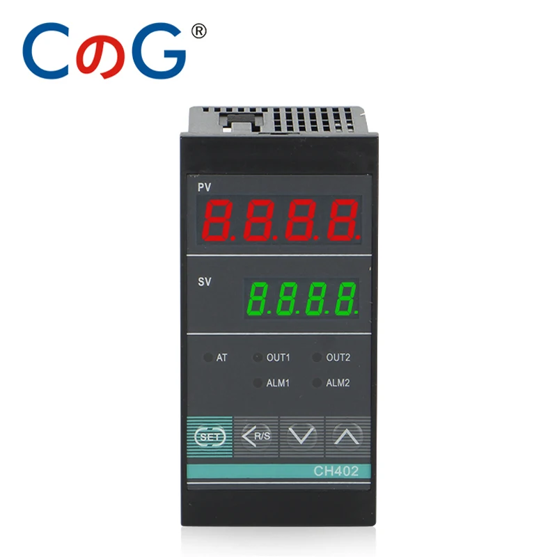 Controlador de temperatura CG CH402, 48x96mm, entrada Multy K E J PT100 ...