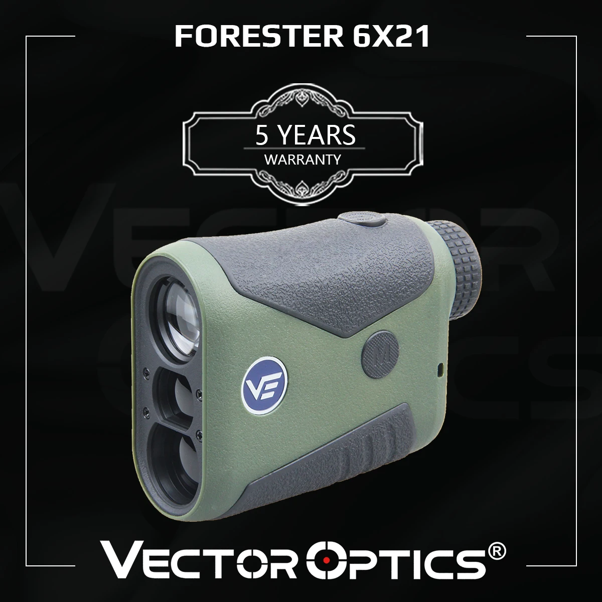 Vector Optics Forester 6x21 Portable Range Finder 800 Yards Scan Mode ...