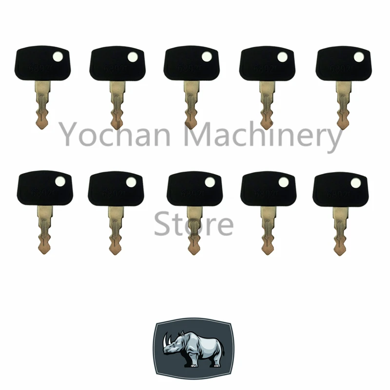 10-Piece-PL501-68920-Ignition-Key-For-Sakai-Kubota-Heavy-Equipment ...