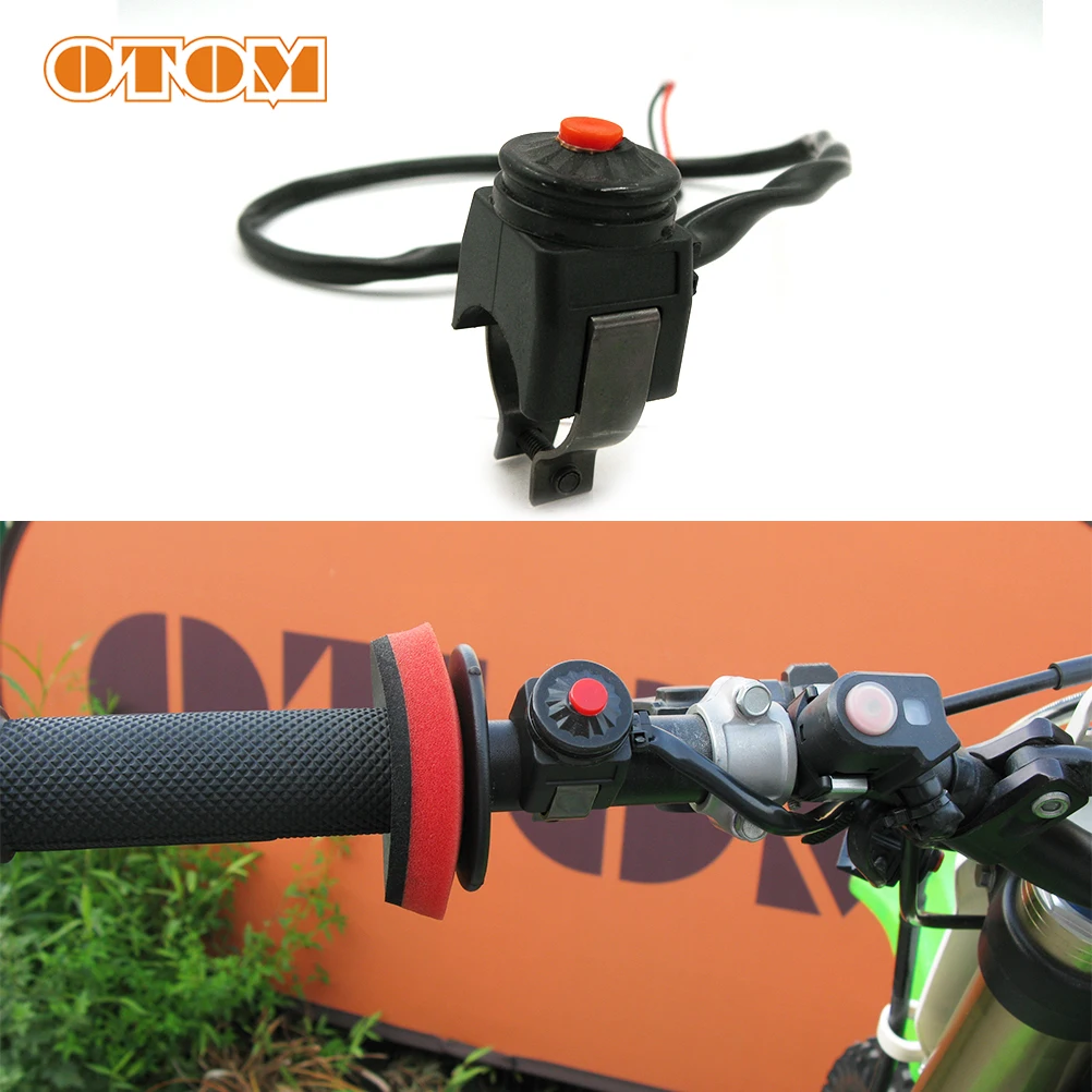 OTOM Momentary Universal Push Button Switch Motorcycle On/Off Power ...
