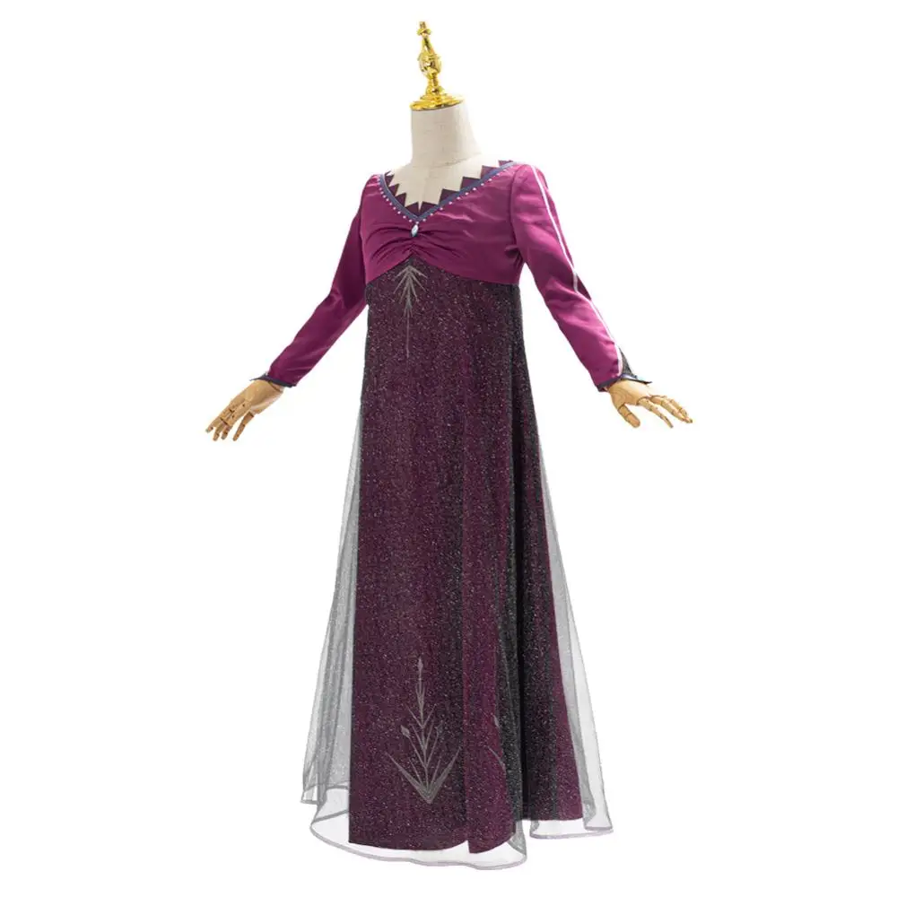 Frozen Princess Elsa Purple Cosplay Costume - AllCosplay.com