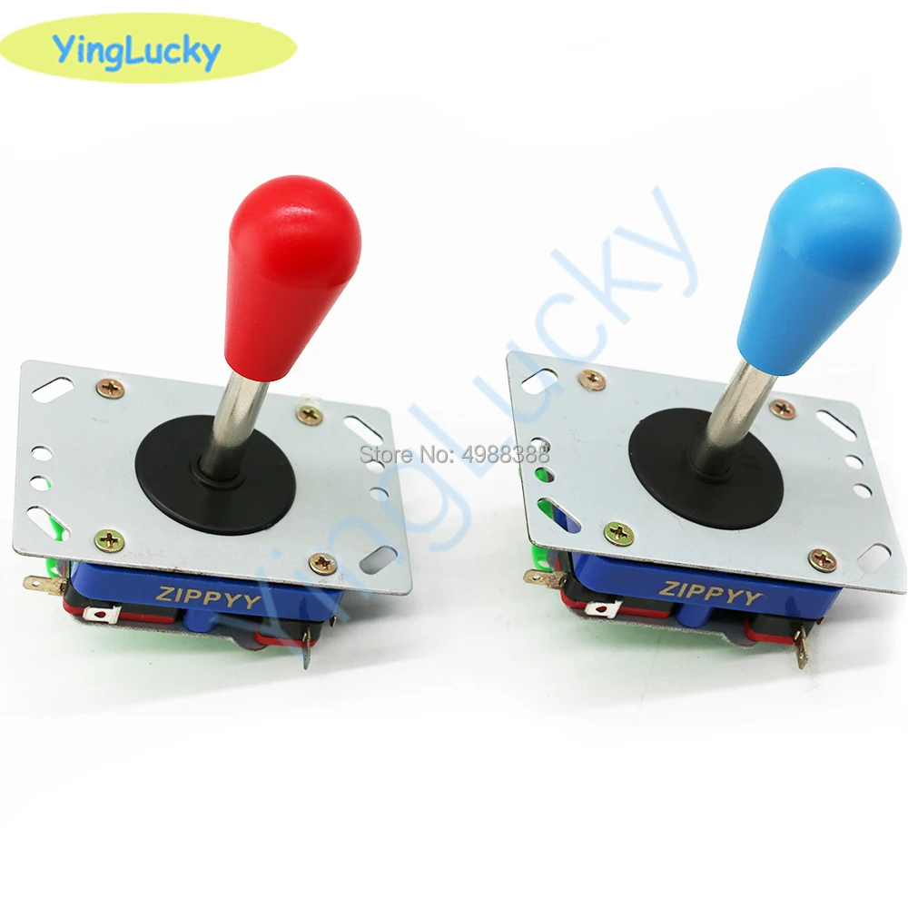 2 pcs Arcade joysticks / Happ zippy / 8/4/2 way Operation American ...