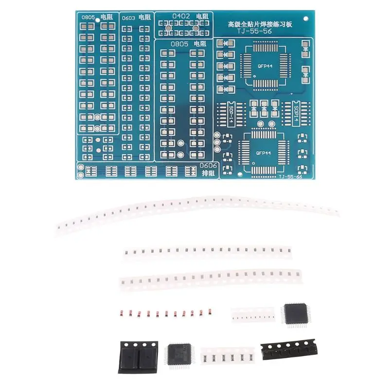 Components-SMD-Soldering-Practice-Board-Plate-DIY-Kit-Diode-Resistor ...
