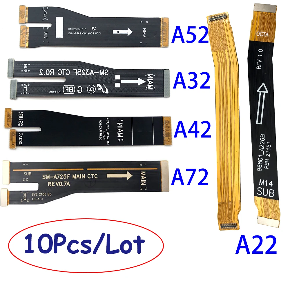 10pcs，for Samsung Galaxy A33 A53 5g A22 4g A21 A22 A72 A32 A42 A52 Main ...