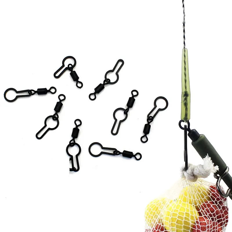 20Pcs Carp Fishing Accessories Micro PVA Mesh Bag Clip for Bait Boilies ...