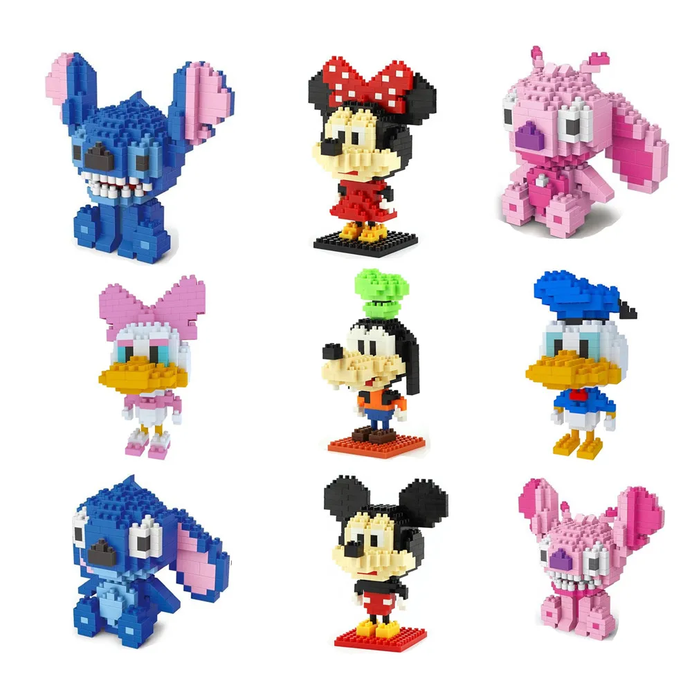 Disney-Stitch-block-brick-toy-building-Mini-Minnie-Mickey-Mouse-blocks ...