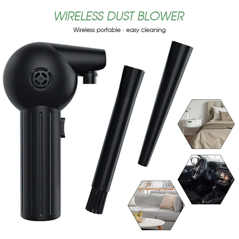 Wireless Vacuum Cleaner Handheld Air Duster Large Capacity Portable ...