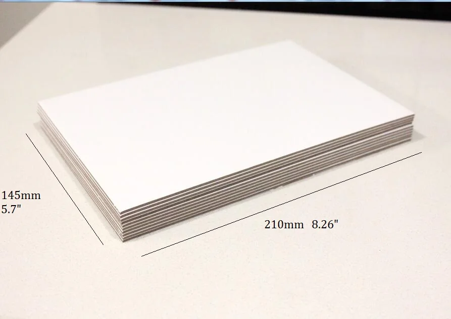 Size-A5-2mm-Paper-Chipboard-Sheet-Cardstock-Thick-Card-White-Board ...