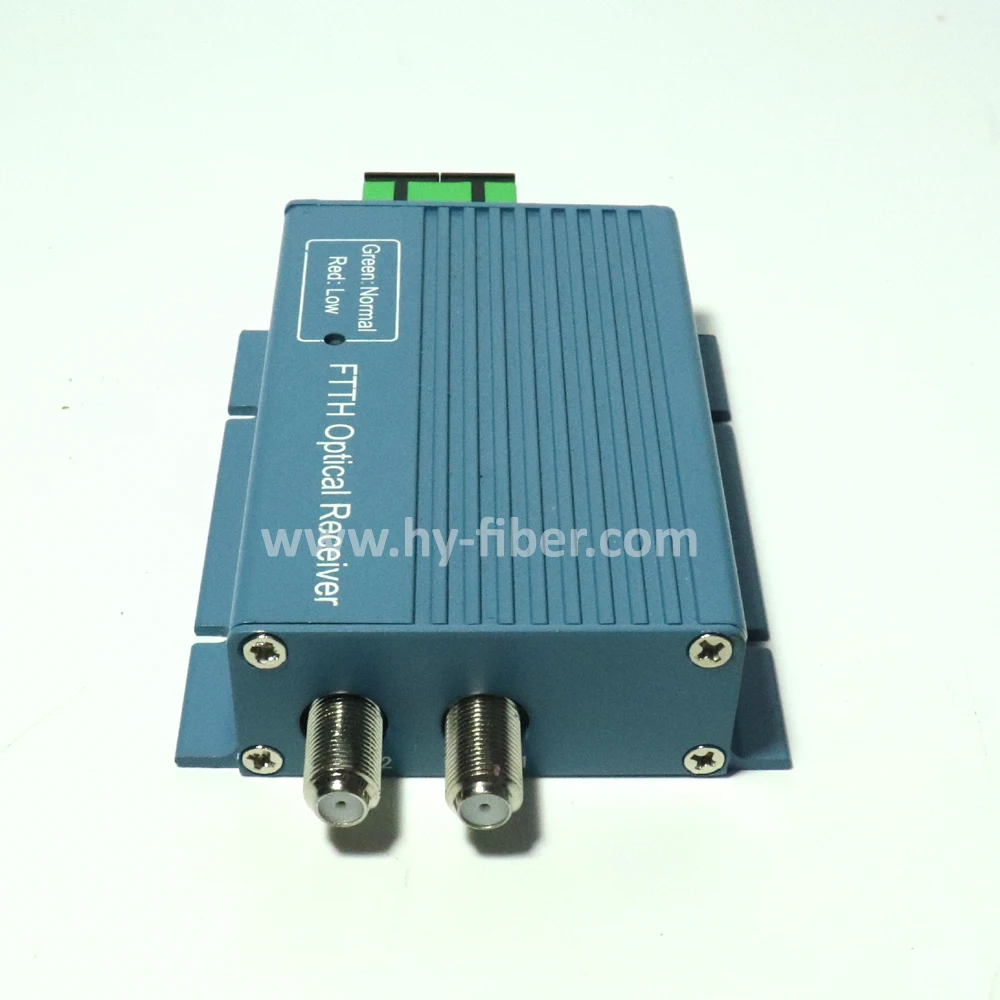FTTH receptor activo CATV nodo óptico Mini convertidor WDM triplexor ...