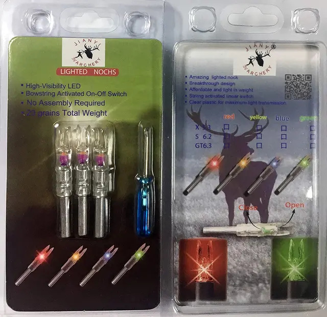 Archery Lighted Nocks Arrow Nocks 12-Pack Or 6-Pack S Lighted Nocks For ...