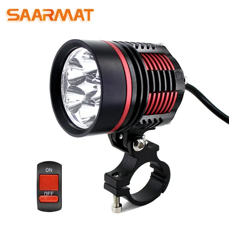 1PC 모토 rcycle 헤드 라이트 보조 램프 led 모토 rbike 스포트 라이트 액세서리 작업 안개 램프 모토 DRL 스팟 ...